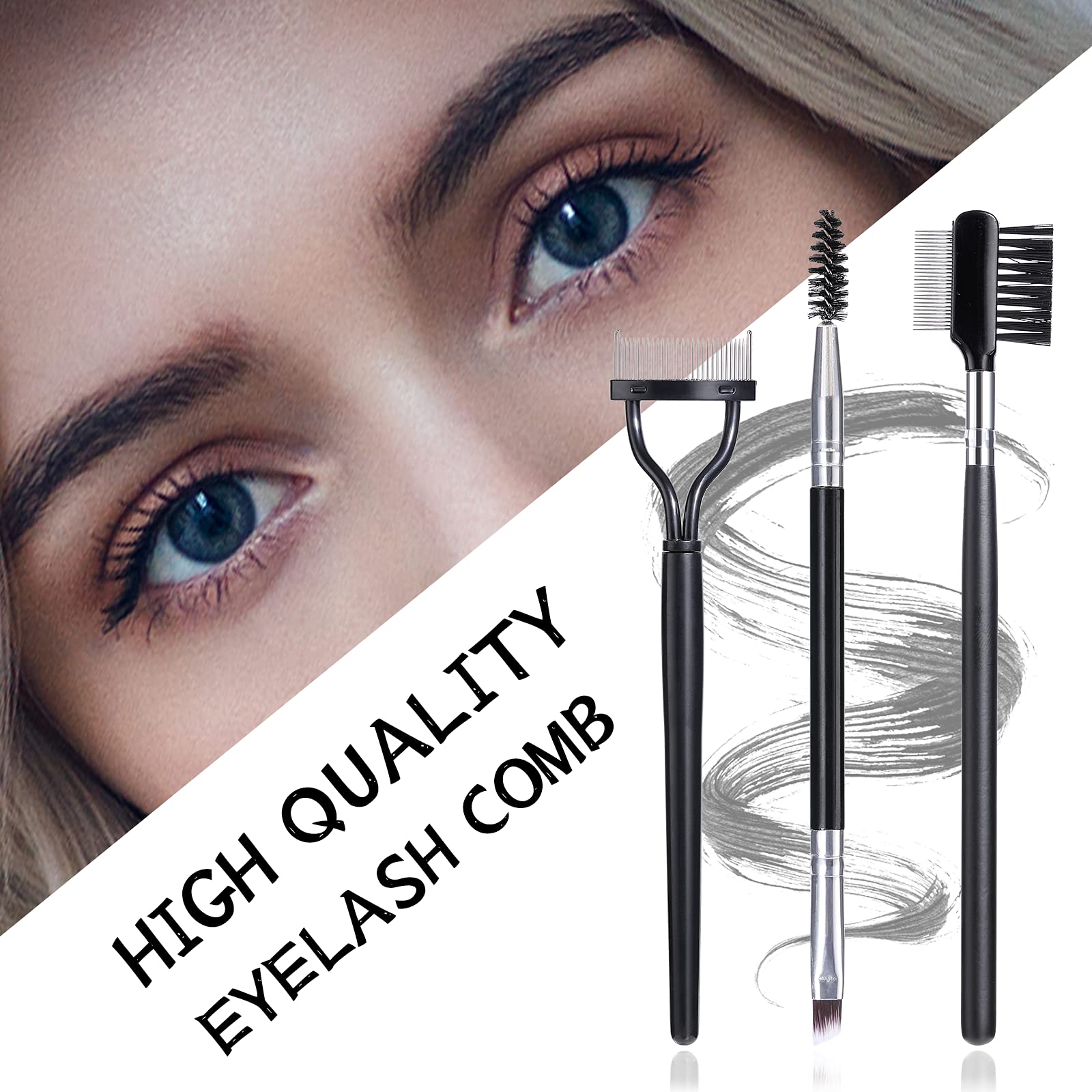Eyelash Grooming Brush Eyelash Separator Mascara Applicator Eyebrow Comb Brush for Making Up Supplies(5 Pieces)