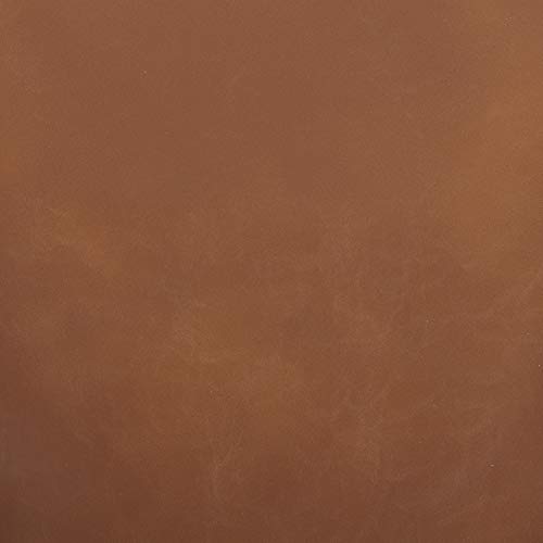 Amazon Brand β Stone & Beam Morgan Faux Leather Memory-Swivel Counter-Height Barstool, 38.2"H, Brown