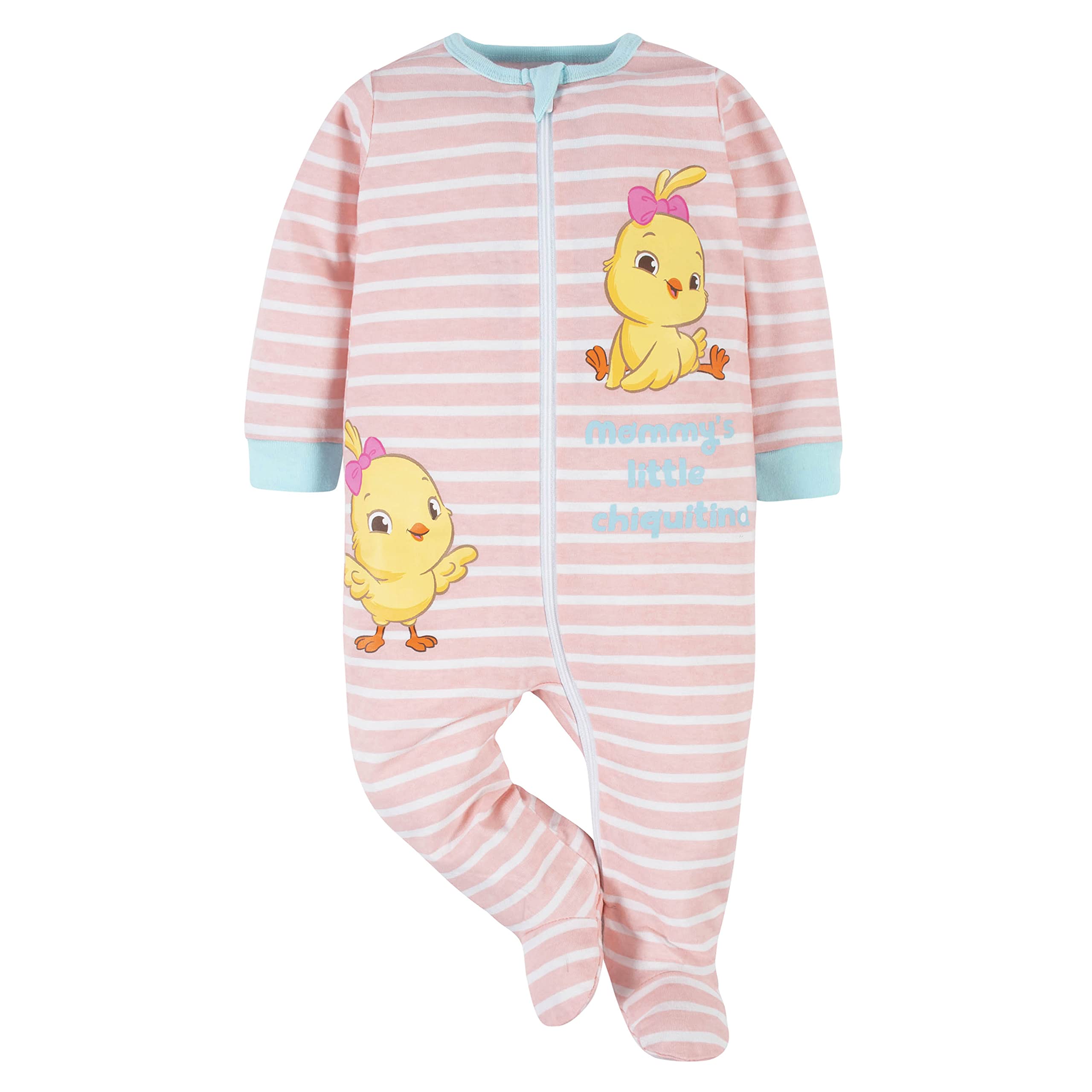 Canticos Unisex-Baby Girls' 2-Pack Sleep 'N Plays, Pink, 0-3 Months