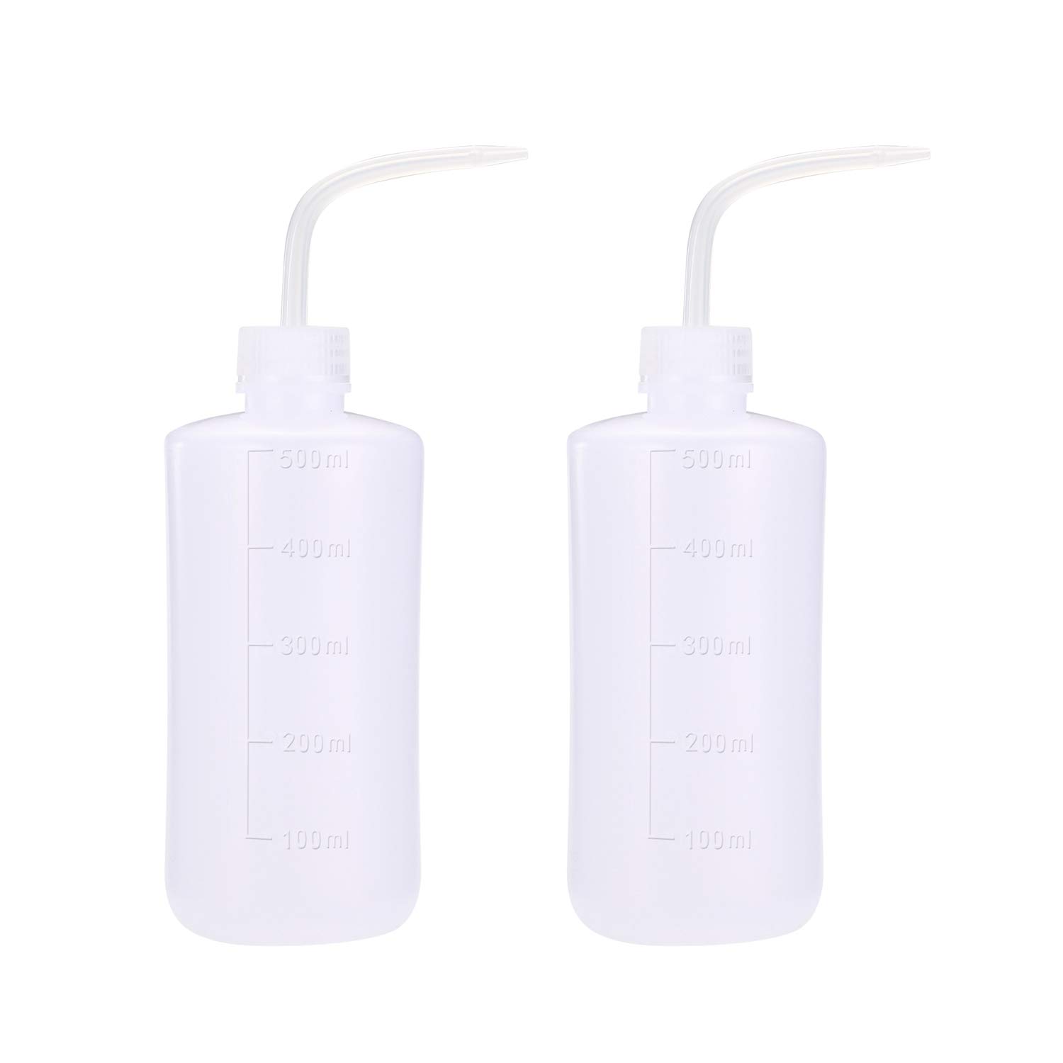 Wash Bottle,Squeeze Bottle,LDPE, 500ml/16OZ 2pcs Label Plastic Tattoo Green Soap Washing Bottle(500ML)