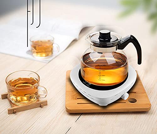 Commercial Hot Pot Induction Cooker Mini Electric Pottery Stove Tea Stove Kettle Brewing Black Tea Pu'er Coffee Health Pot Induction Stove Small Hot Pot 2 Level Touch Black Microcrystalline Panel Hot