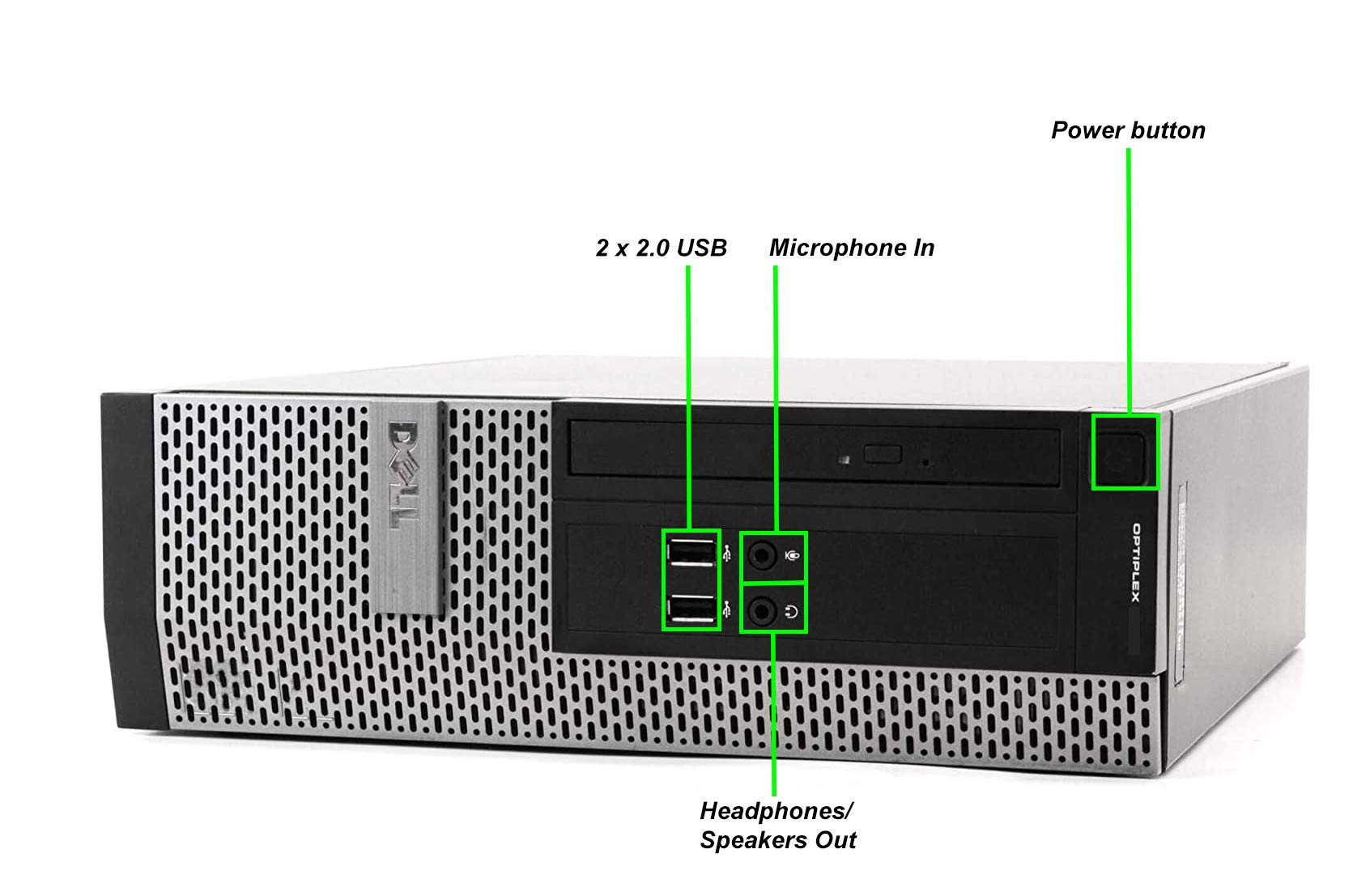 Dell OptiPlex 3020 SFF Computer Desktop PC, Intel Core i5 Processor, 16GB Ram, 120GB M.2 SSD, 1TB Hard Drive,Keyboard & Mouse, Wi-Fi & Bluetooth, Windows 10 Pro (Renewed)