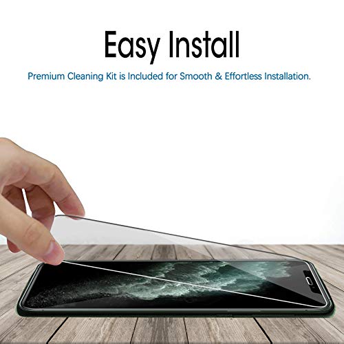 Ferilinso [6 Pack] 3 Pack Tempered Glass Screen Protector + 3 Pack Camera Lens Protector for iPhone 11 Pro Max (6.5''), HD Clarity 9H Glass Screen Protector