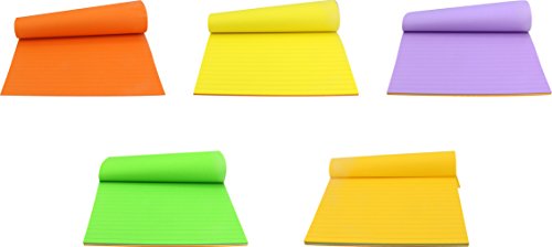 4A Super Sticky,6 x 8 Inches,Extra Bright Color Assorted,Lined,Self-Stick Notes,50 Sheets/Pad,4 Pads/Pack,200 Sheets/Pack,4A 608S-Lx4