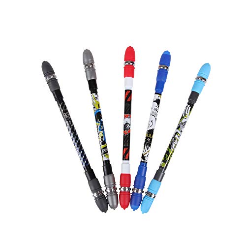 BinaryABC Spinning Pen ZG-5091 V.5.0 Non Slip Coated 22cm,1Pcs (Random Color)