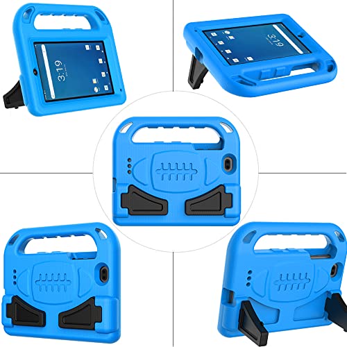 BMOUO Kids Case for Onn 7 inch Tablet 2020/2019 (Model: 100005206/100015685), with Built-in Screen Protector, Shockproof Light Weight Handle Stand Case for Surf Onn 7" Android Tablet, Blue