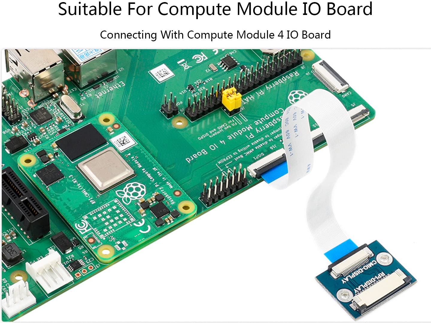 Compute Module DSI Display Adapter, 22PIN to 15PIN Adapter, for Official Compute Module 4 IO Board and Waveshare Compute Module IO Board,Compute Module IO Board Plus