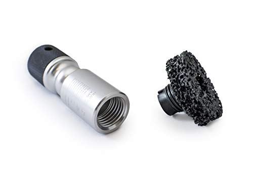 AME Intl-37330 Hub Buddy Impact Driven Surface and Stud Cleaner-Black/Silver