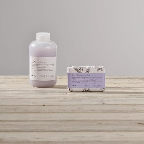 Davines LOVE Shampoo Bar, For Frizzy or Coarse Hair, Add Softness, Shine and Silky Texture, 100 g.