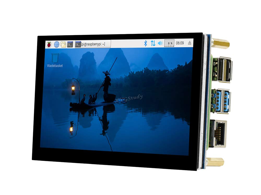 for Raspberry Pi 5inch LCD Capacitive Touch Display Screen 800×480 5inch LCD DSI Interface for Raspberry Pi 4 3 2 Model B B+ A+ Raspbian Retropie Ubuntu Kali WIN10 IoT Driver Free @XYGStudy