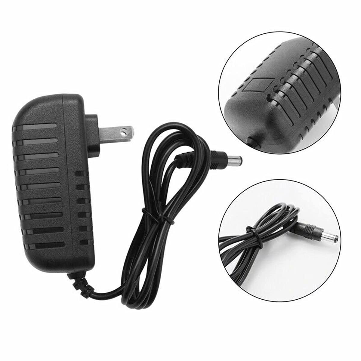 Iokelokps USA Barrel Tip Global AC DC Adapter for Black & Decker Drill 7.2 Volt Battery Charger 7.2V dc 418337-18 B&D BD Class 2 Power Supply Cord
