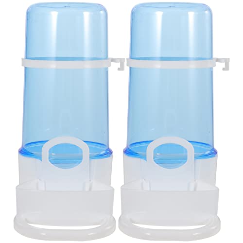 balacoo 2Pcs Small Animal Automatic Feeder Bird Hamster Water Dispenser Pet Food Dispenser Pet Water Bowl for Hamster Small Pet Bird