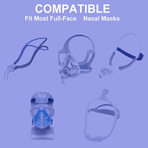 8 pcs CPAP Strap Covers, Universal and Reusable Strap Pads, Pad a Cheek for Cpap,Blue