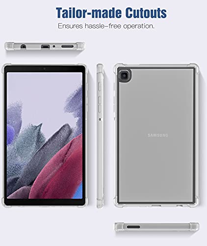 TiMOVO Clear Case for Samsung Galaxy Tab A7 Lite 8.7 2021 (SM-T220/T225/T227), Shockproof Drop Protection Slim Lightweight TPU Transparent Back Cover Shell for Galaxy Tab A7 Lite 8.7 2021 Tablet