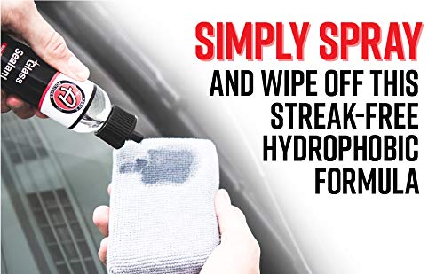 Adam's Glass Sealant 2.0 4oz - Super Concentrated, Easy Application - Water Simply Rolls Off Treated Surfaces - Designed to Bead Water and Keep Glass Clean