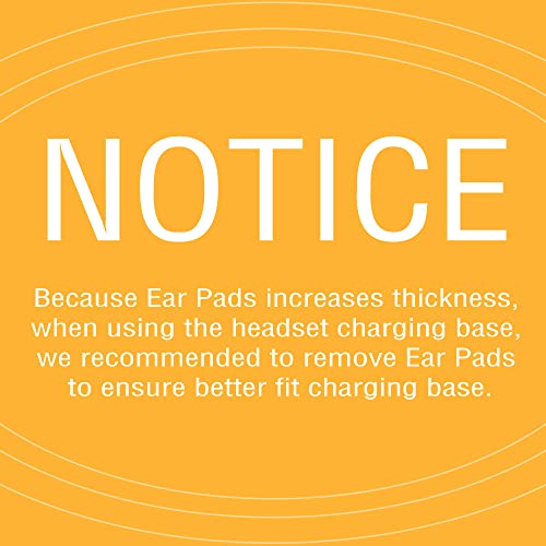 A50 GEN 3 Mod Kit Ear Pads Replacement for Astro A50 GEN 3 Headset - Notice: EARPADS Need to BE Removed When Using The Headphone Base (Not Compatible with A50 Gen 4)