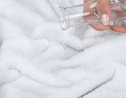 American Soft Linen Luxury Hand Towels, Hand Towel Set of 4, 100% Turkish Cotton Hand Towels for Bathroom, Hand Face Towels for Kitchen, White Hand Towel