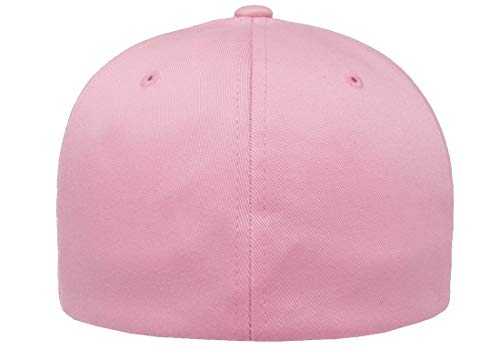 1968 1969 Ford Fairlane Fastback Outline Design Flexfit 6277 Athletic Baseball Fitted Hat Cap Pink L/XL