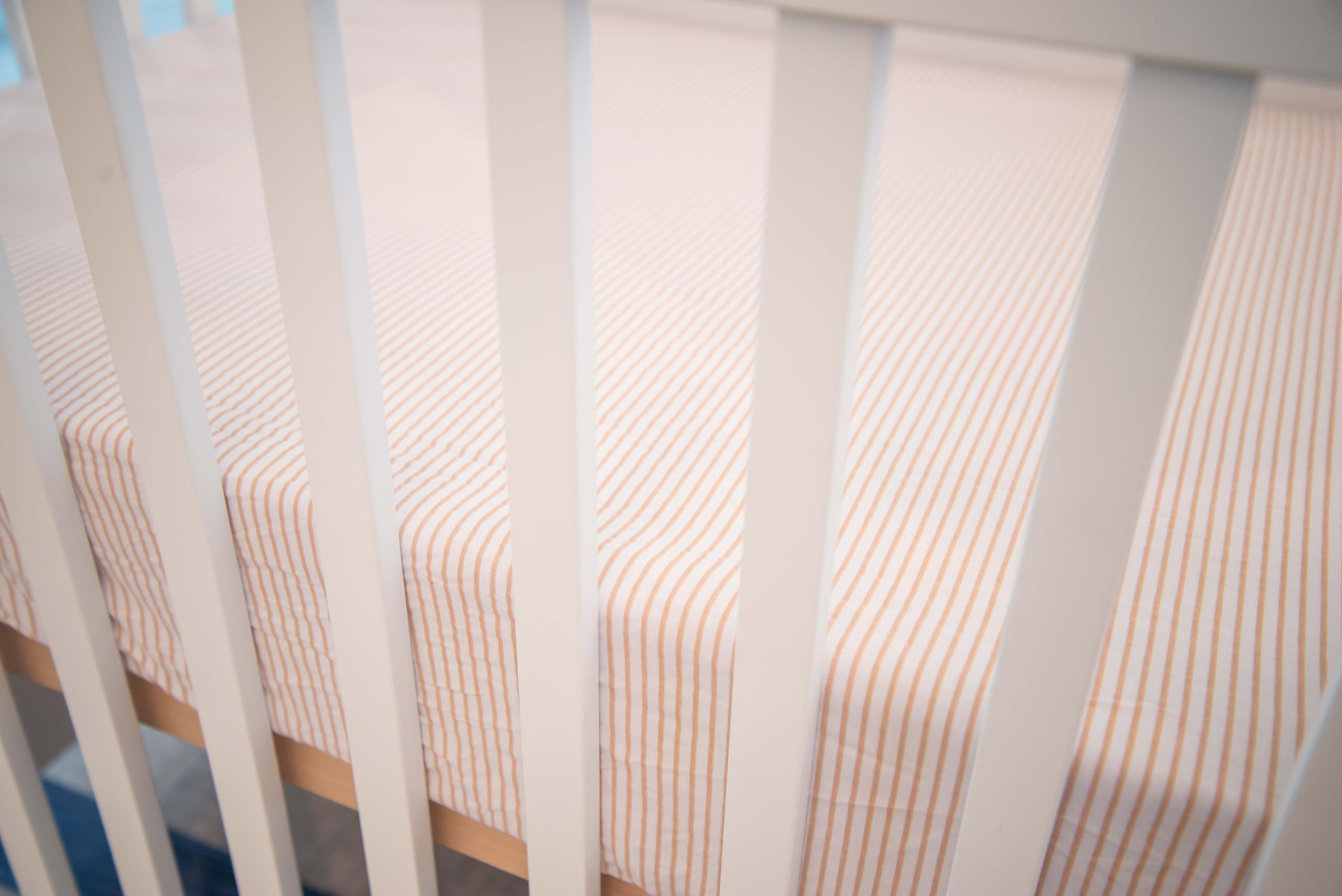Crib Sheets Set 2 Pack - Baby Crib Sheets with 100% Jersey Cotton - Crib Sheets for Boys and Girls, Newborn Essentials (Crib, Pink Tulip)