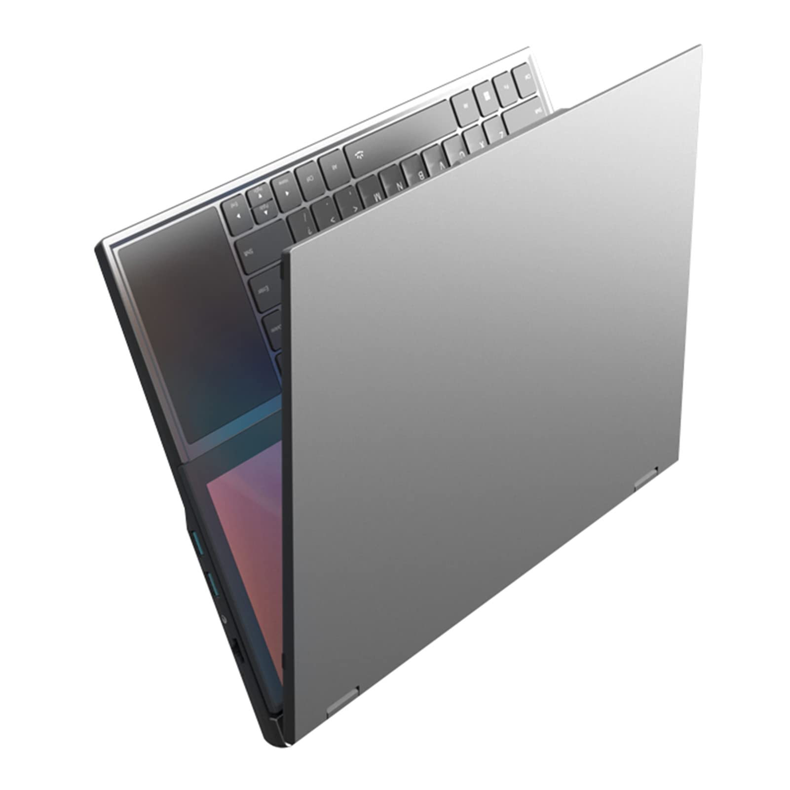 16in 14in Dual Screen Laptop, 1920x1200 HD Display 512GB PCIe NVMe M.2 SSD 32GB DDR4 RAM Support BT WiFi, PC Laptop for Windows 10 11