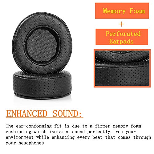 Upgrade Replacement Earpads Compatible with ATH-Ad900x Ad1000x Ad2000x Ad700x A500 AD500x A500x A700 A900x Headset with Perforated Memory Foam Cushions (Perforated)