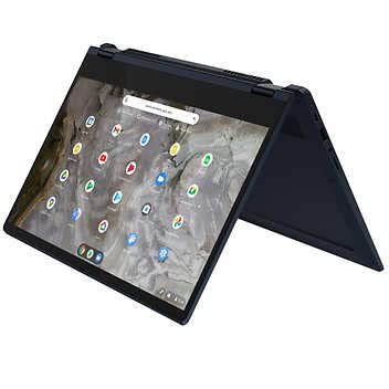 2022 Flagship Lenovo Flex 5i 2-in-1 Chromebook Laptop,13.3" FHD Touchscreen, Intel Dual Core i3-1115G4 (Upto 4.1GHz,Beats i5-1030G7), 8GB RAM, 128GB SSD, UHD Graphics,Webcam,Chrome OS+HubxcelAccessory