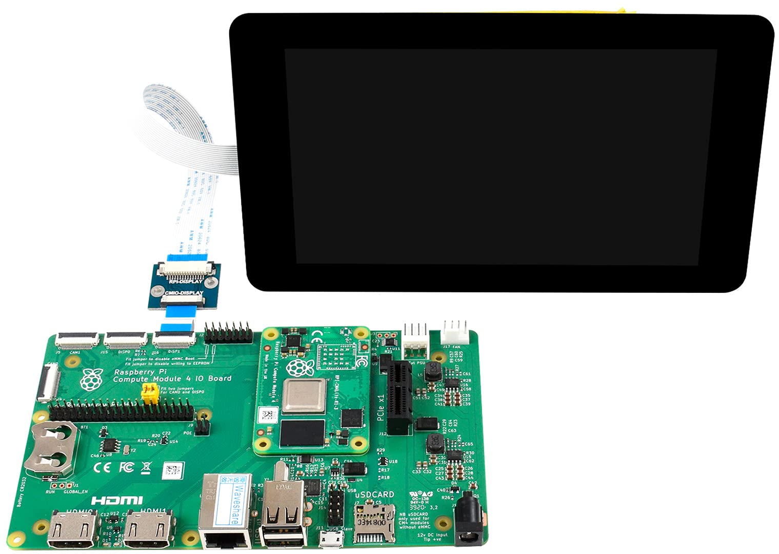 Compute Module DSI Display Adapter, 22PIN to 15PIN Adapter, for Official Compute Module 4 IO Board and Waveshare Compute Module IO Board,Compute Module IO Board Plus