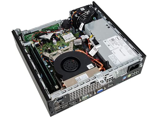 Dell OptiPlex 7010 USFF Computer Desktop PC, Intel i5 3.2GHz, 8GB Ram, 120GB SSD Drive, WiFi & Bluetooth, Wireless Keyboard and Mouse, 19 Inch FHD Monitor, Webcam, Windows 10 (Renewed)