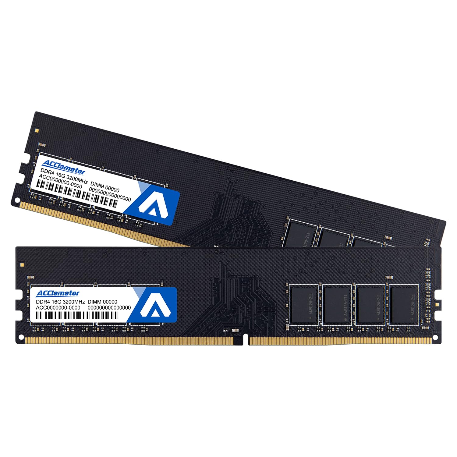 16GB DDR4 Ram 2666MHz (PC4-21300) 1.2V CL19 DIMM Memory Module for Desktop PC, Acclamator Computer Memory
