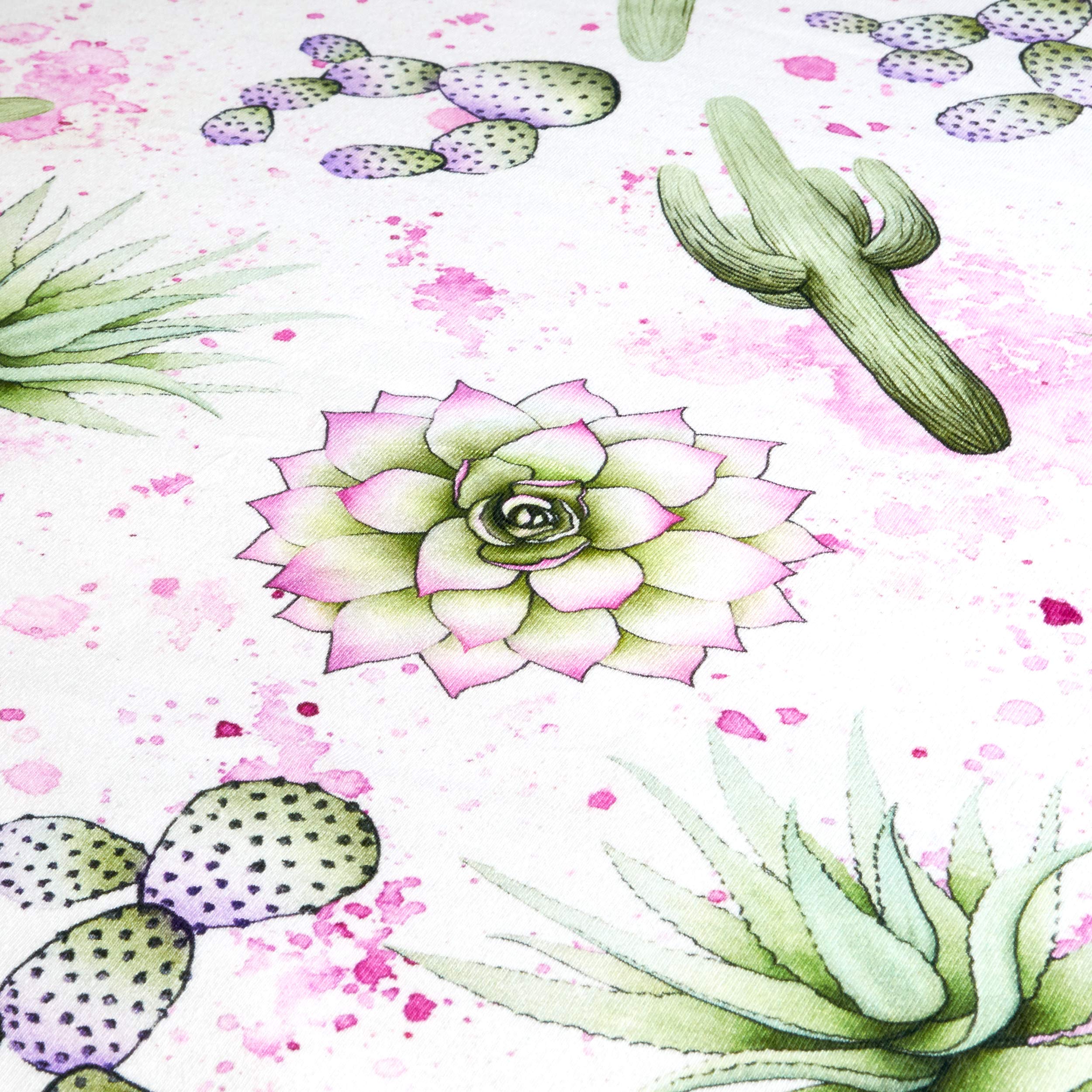Cactus Design Crib Sheet | Extra Soft Jersey Knit Cotton | Southwest Theme