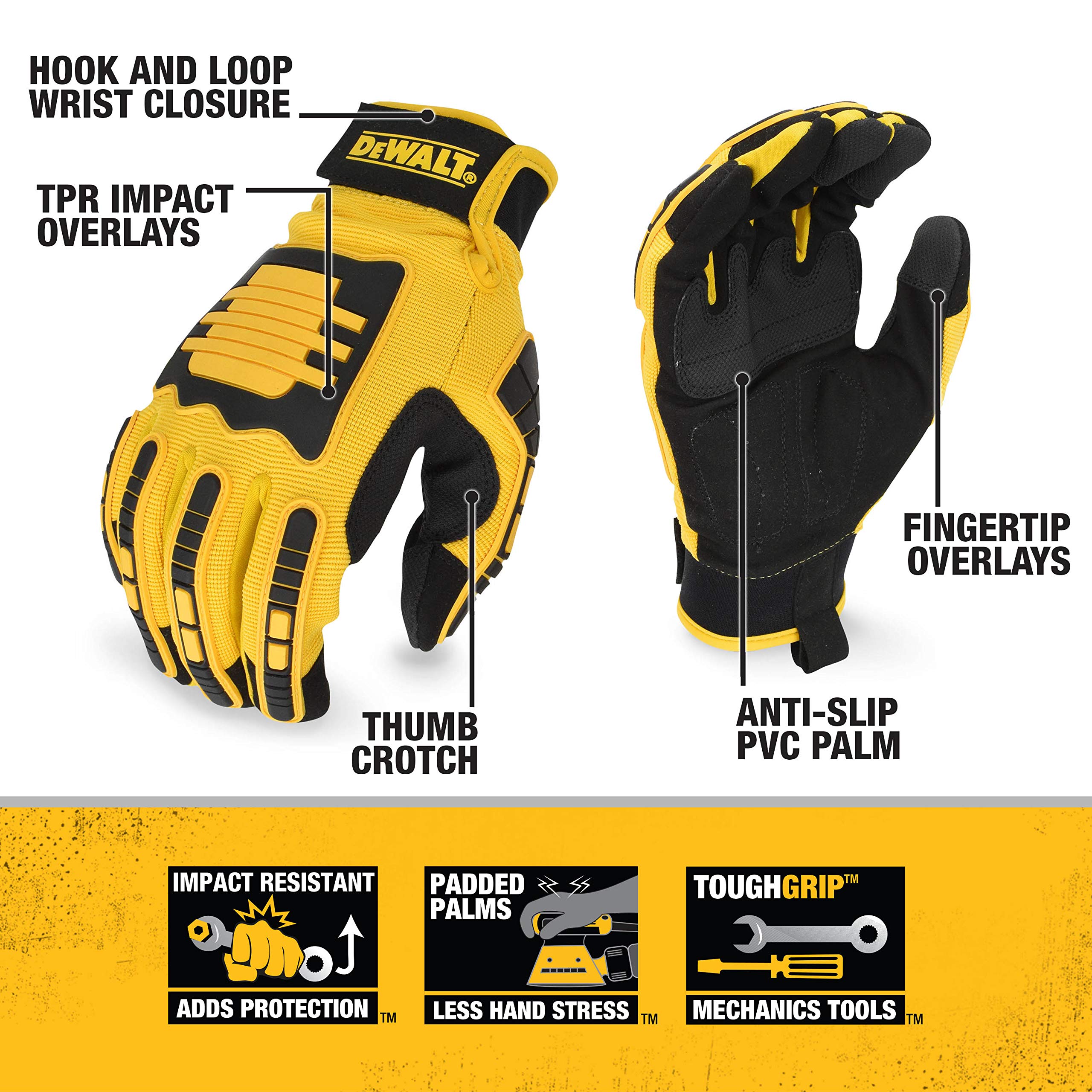 DEWALT DEWALT Unisex Adult Work Glove, XLarge, Pack of 1