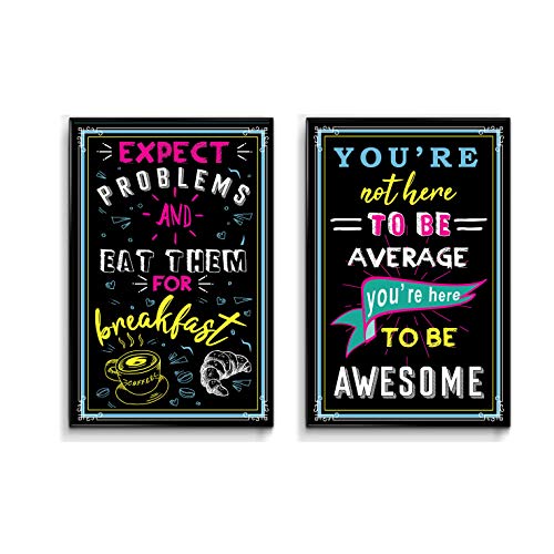 Classroom Posters, Positive Posters For Classroom, Inspirational Posters, Motivational Posters, Office Posters, Motivational Posters For Classroom, Inspirational Quotes Wall Art Set Of 10 Prints 11x17in