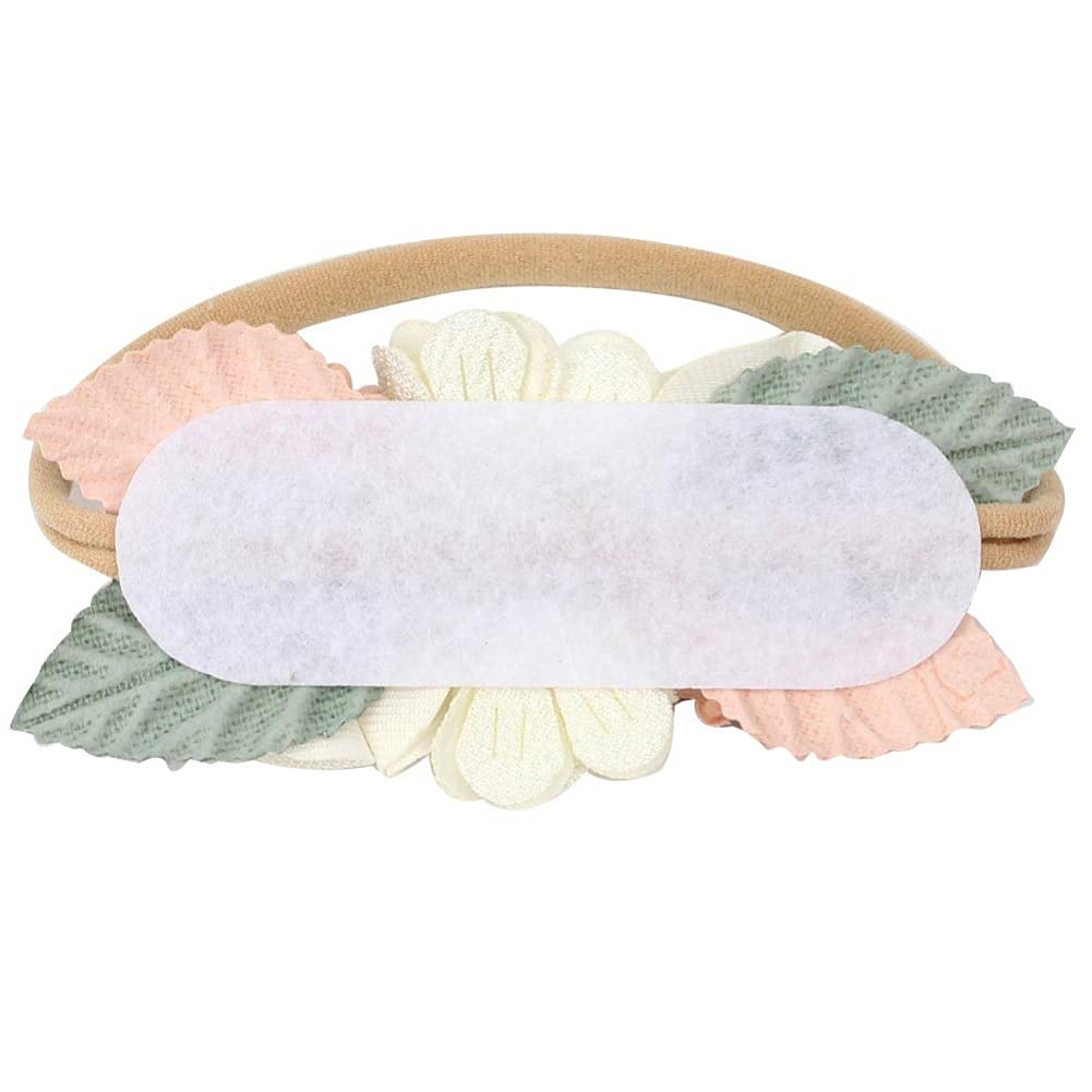 Toptim Baby Floral with Nylon Headbands for Newborn Girls Shower Photo (6 Colors)