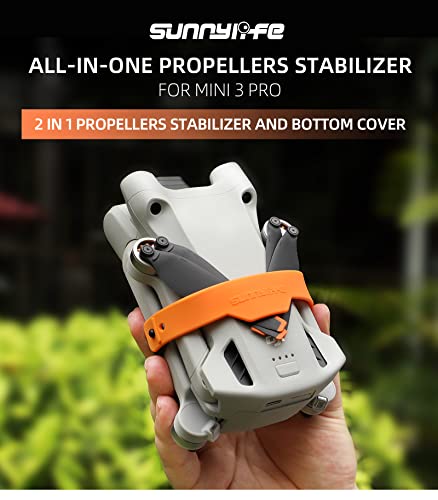 Anbee Mini 3 Pro Drone 5-in-1 Accessory Bundle Propeller Guards + Landing Gear + Props Holder + 8pcs Propellers + Camera Cover for DJI Mini 3 Pro RC Drone