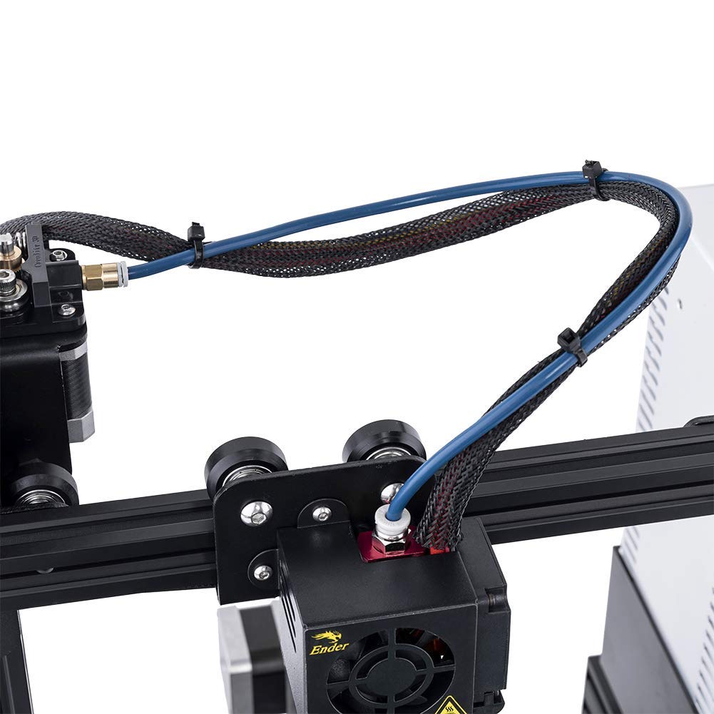 Calorbot Bowden Tubing, PTFE Tube XS Series 2 Meters for 1.75mm Filament 3D Printer Teflon Tubes Low Friction Compatible with All 1.75mm PLA ABS 3D Printer Printing(2 x1 Meter)