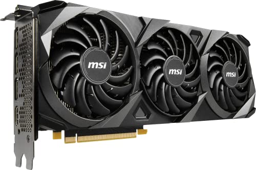 MSI GeForce RTX 3060 Ti Ventus 3X 8G OC LHR Gaming Graphics Card - 8GB GDDR6, 1695MHz, PCI Express Gen 4, 256-bit, 3X DP v 1.4a, HDMI 2.1 (Supports 4K)
