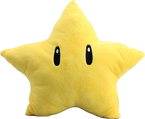 8'' Super Star Plush Pillow, Yellow Star Man Plush Stuffed Toy Xmas Birthday Gift for Kids Fans