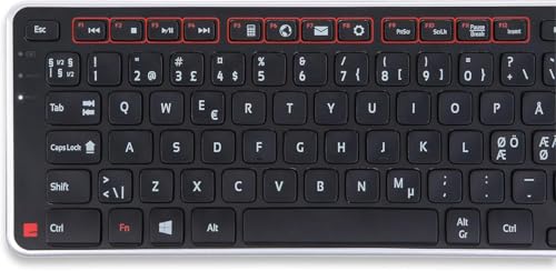 Contour Design Balance Keyboard – Wired, Ergonomic Design - Compact Size, Adjustable Tilt to Support Wrist Strain, Plug & Play PC/Mac