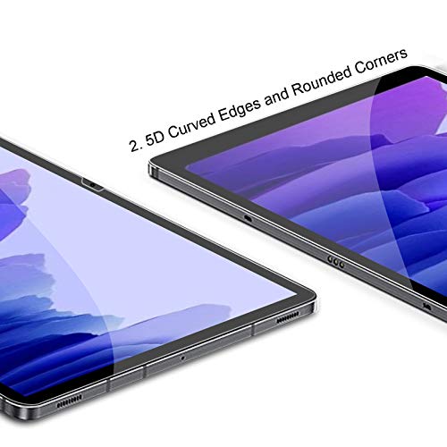 Gerutek [2-Pack Screen Protector for Samsung Galaxy Tab A7 10.4 2020 (SM-T500/T505/T507), 9H Hardness, Ultra Clear, Scratch Resist, Bubble Free Tempered Glass Protector for Samsung Tab A7 10.4"