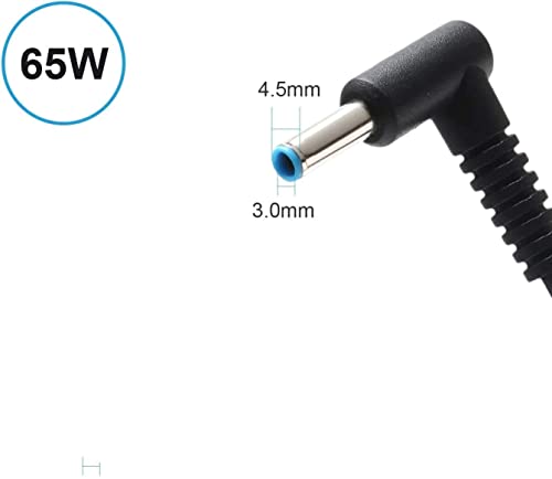 19.5V 65W 45W Laptop Charger for HP Smart Blue Tip,Compatible X360 Pavilion, Envy, Elitebook 840, ProBook, Chromebook, Stream, Spectre and More AC Adapter Power Supply