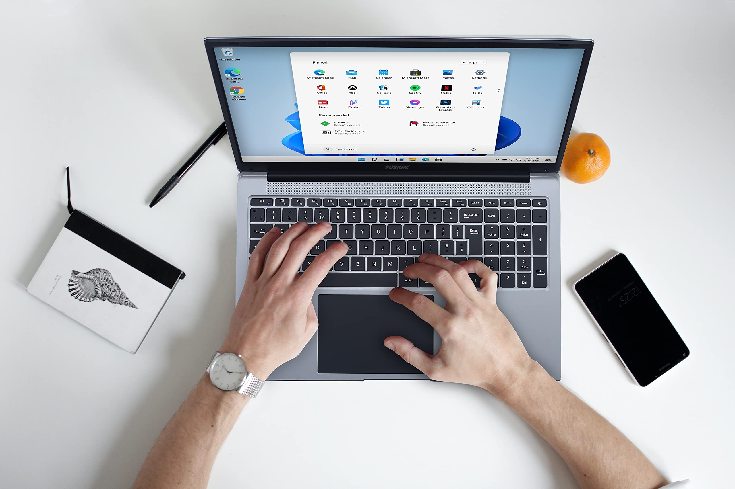 17.3" S16 Full HD Windows 11 Home Slim n Light Laptop - 128GB Storage, 4GB RAM, N4120 Intel Quad-Core CPU, Full HD IPS, Dedicated Num-Pad, 5GHz Dual-Band WiFi, USB 3.0, Expandable Storage (128GB)