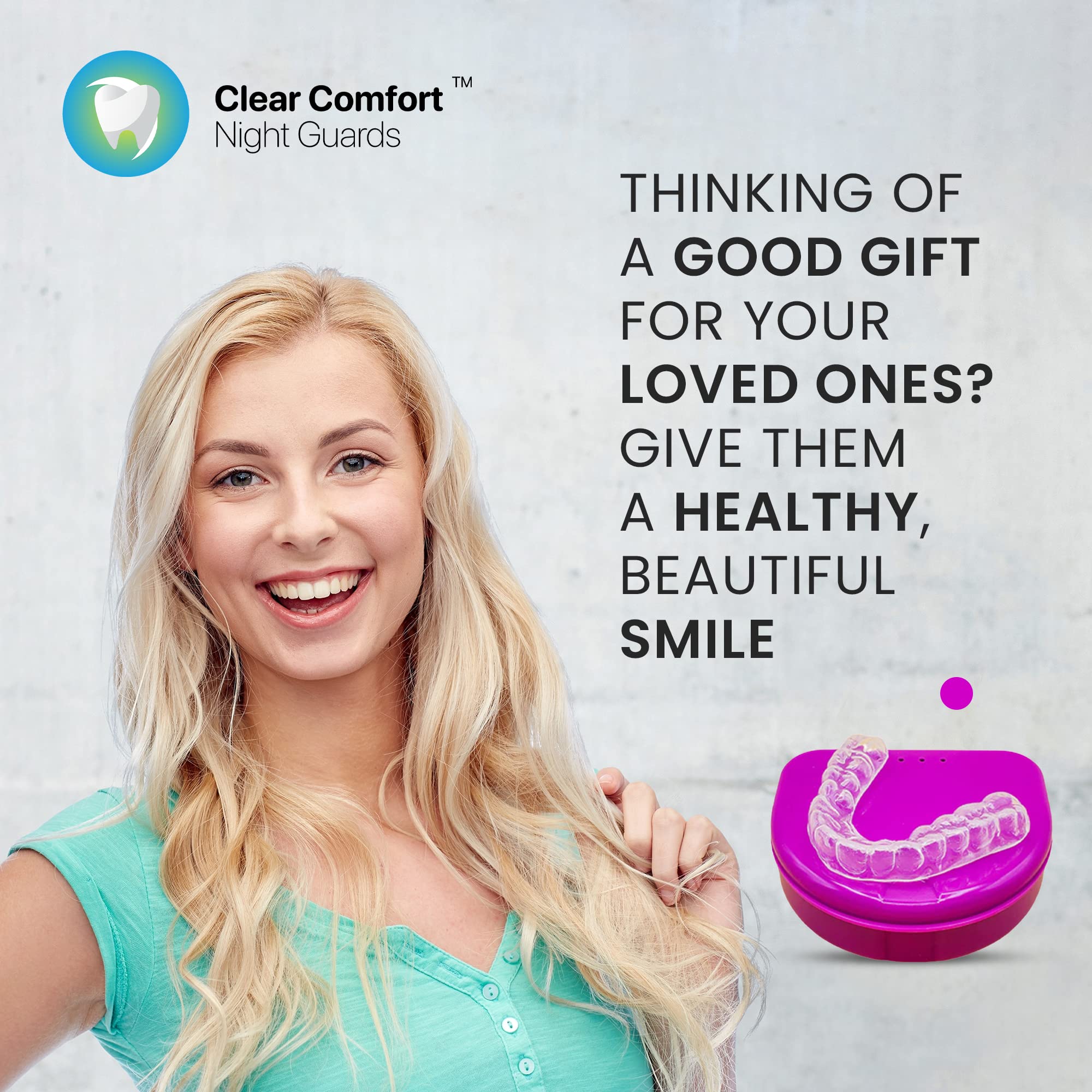 Dentists Approved Custom Night Guards for Teeth Grinding, Clenching, Bruxism; TMJ Relief, Sleep Mouth Guard, Protects Veneers, Crowns and Dental Works - Hard 2mm - Made in USA