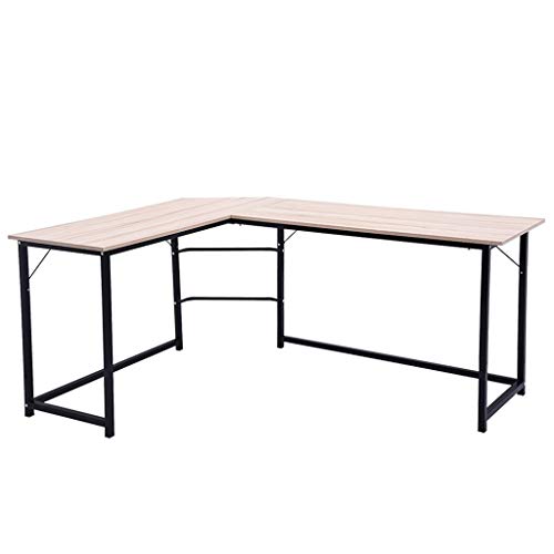 melupa L-Shaped Desk Computer Corner Desk, Home Office Gaming Table, Sturdy Writing Workstation, Space-Saving, Easy to Assemble