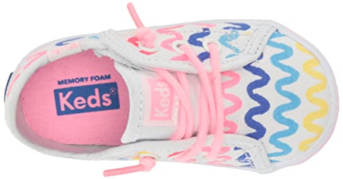 Keds Baby Kickstart Crib Sneaker, White, 4 US Unisex Infant
