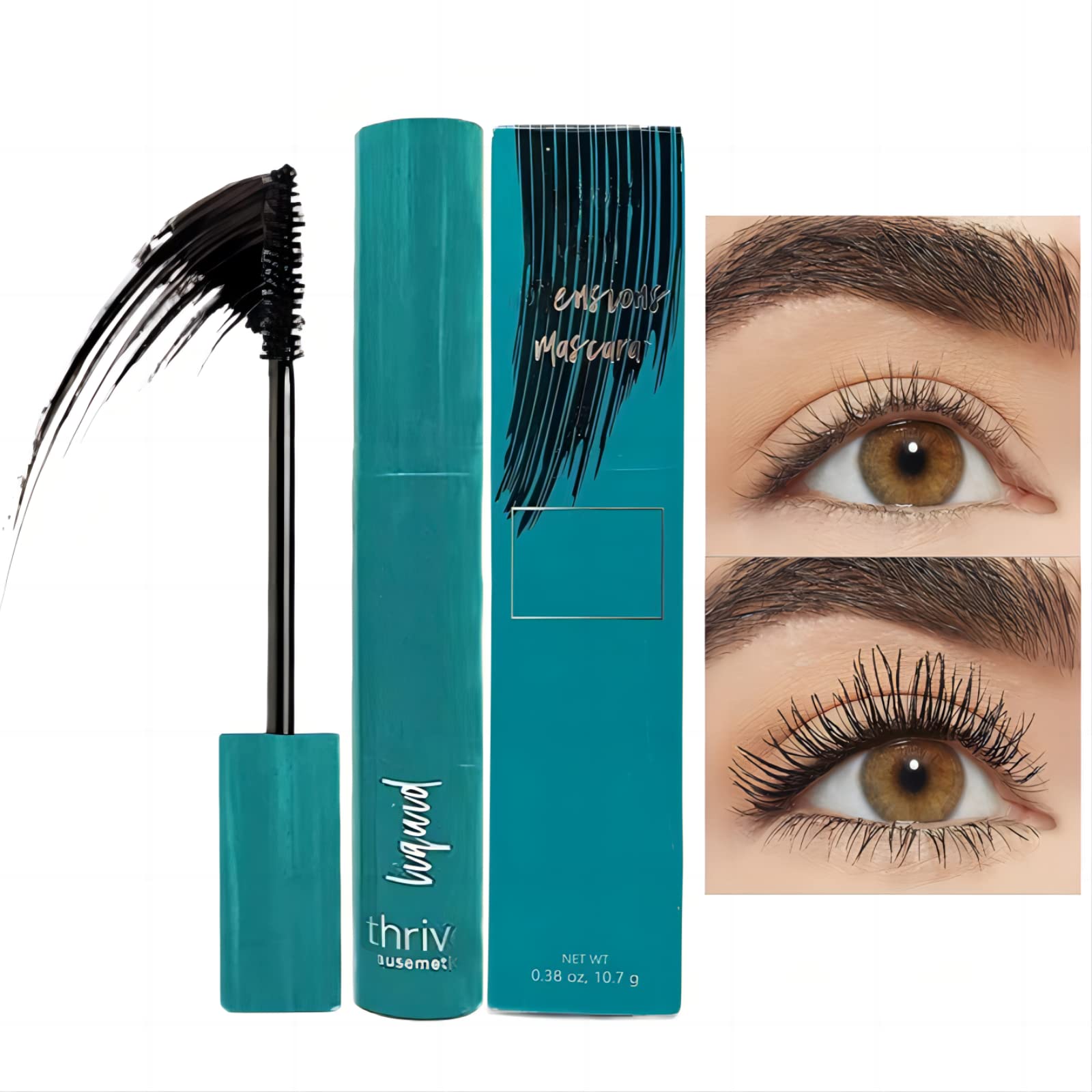 2023 NEW ππ‘π«π’π―π Mascara, Liquid Lash Extensions Mascara, Long-lasting Mascara Makeup, Black 10.7g/0.38 OZ