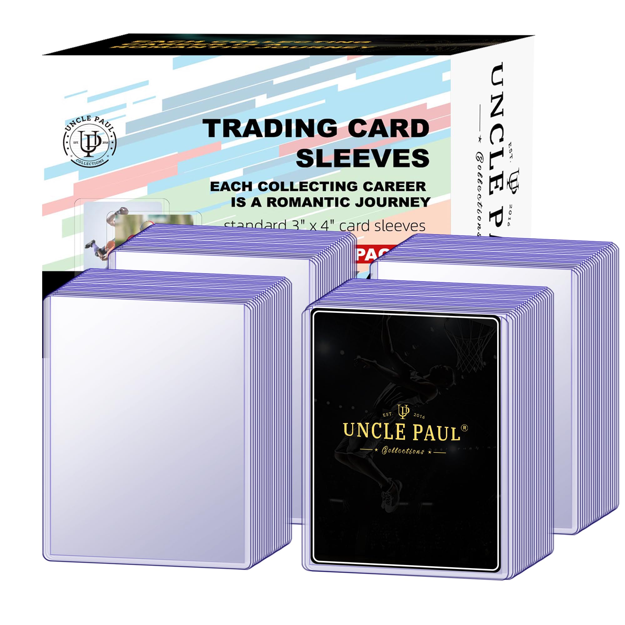 80 PCS Top Load Trading Card Holders - 3 x 4 Inch Hard Sleeves 35 PT Top Loaders for 35 PT Gaming Card Pokemon Card Basketball Football Sports Cards MTG Yugioh OS0980