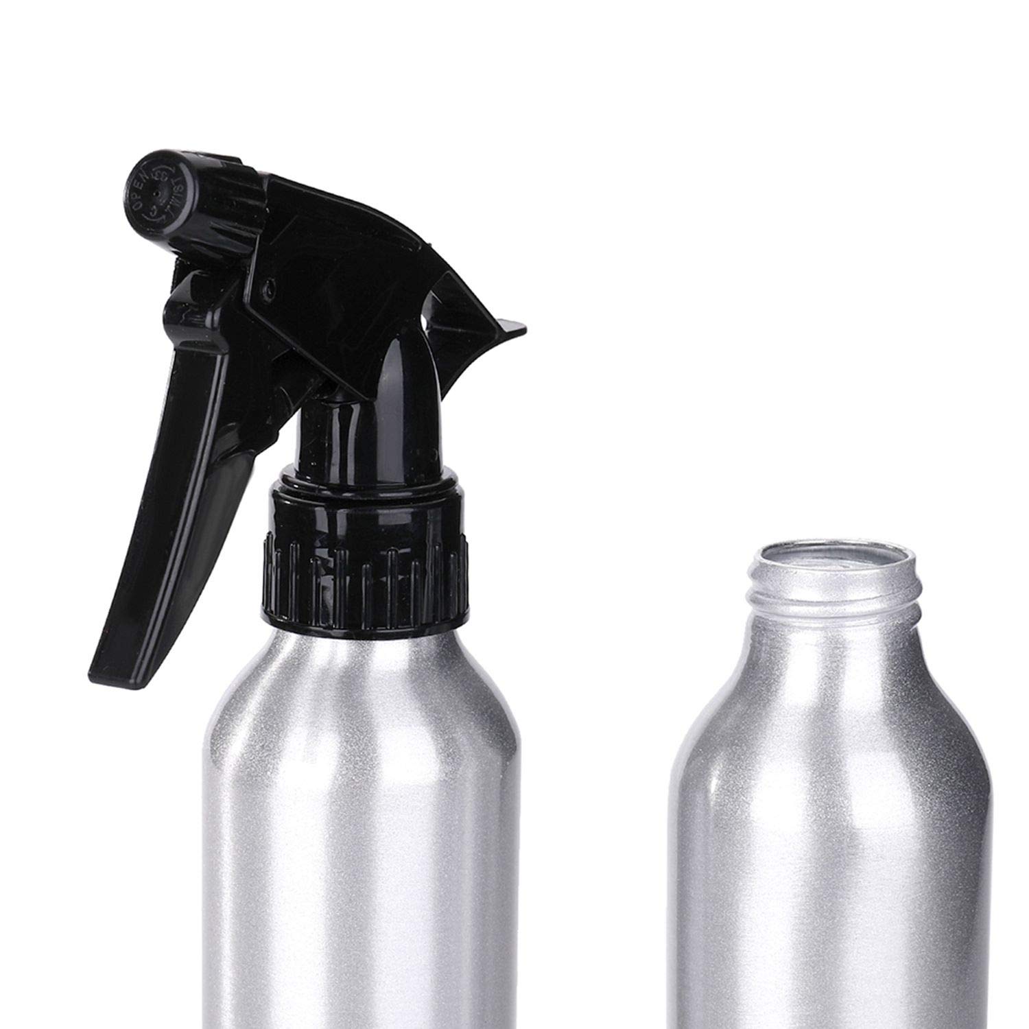 DOWEI 250ml Aluminum Empty Spray Bottles,2pcs Reliable Sprayer Empty Spray Bottles 250ml Aluminum Bottle for Hairdressing Tattooing Green Soap Flowers Water Sprayer Tool