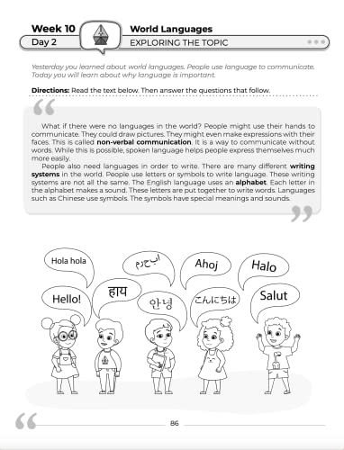 3rd Grade Social Studies: Daily Practice Workbook | 20 Weeks of Fun Activities | History | Civic and Government | Geography | Economics | + Video ... Each Question (Social Studies by ArgoPrep)