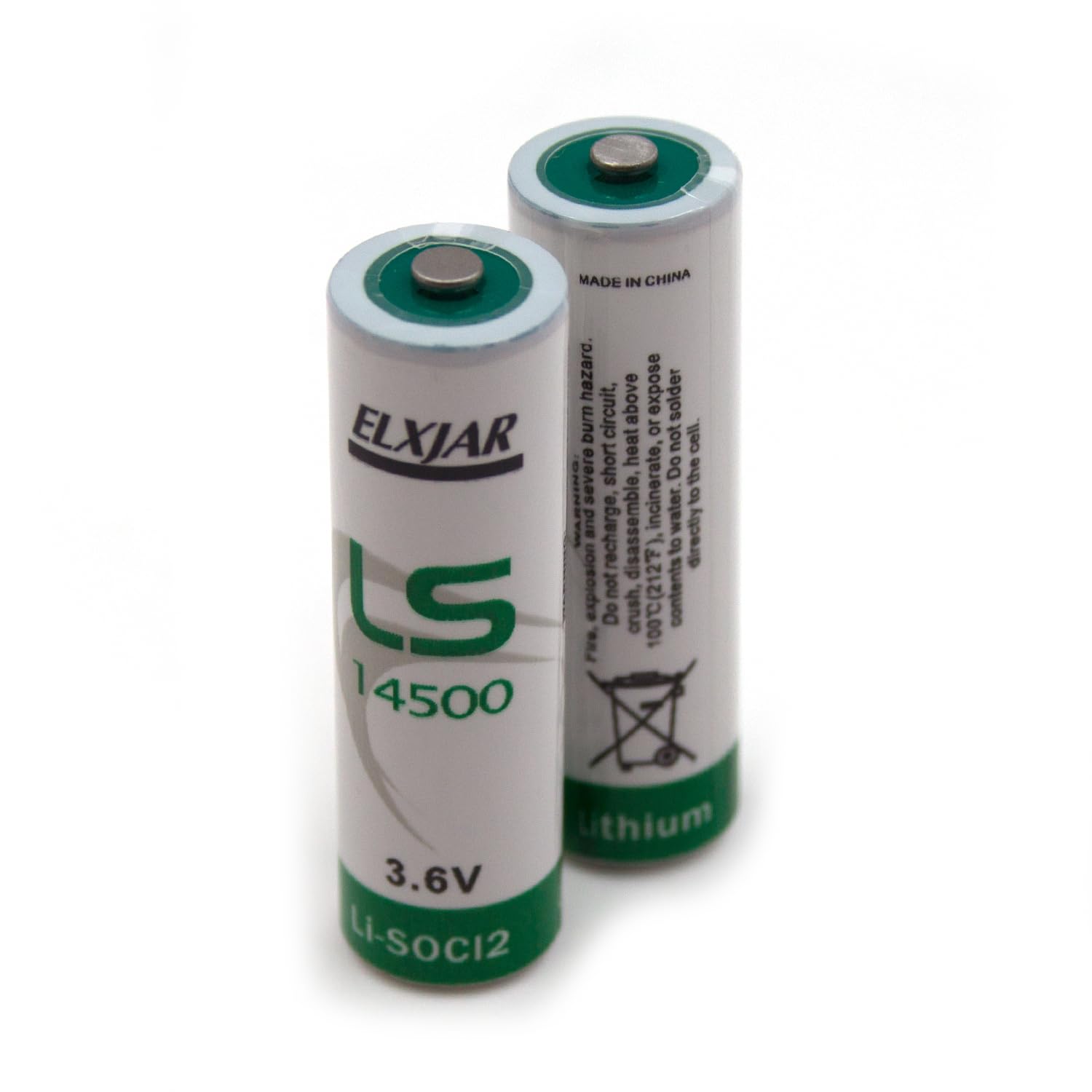 elxjar (10-Pack) 3.6V LS14500 ER14505 Battery, Water Electricity Meter PLC Facility Equipment Spare Generic Batteries