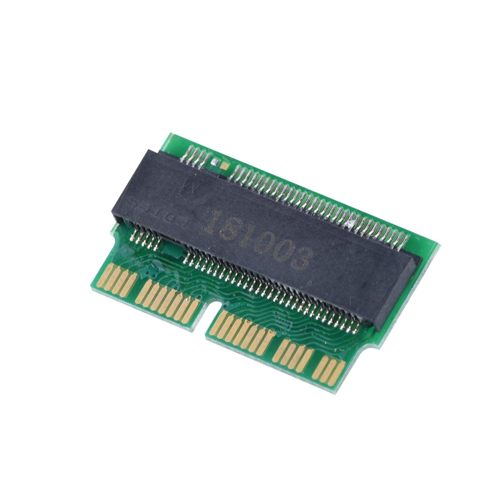 ciciglow SSD to M.2 NGFF Convert Adapter Interface Card 2013 2014 2015 Suitable for MacBook Air/Pro NVME AHCI SSD Upgraded Kit for A1465 A1466 A1398 A1502(Green)